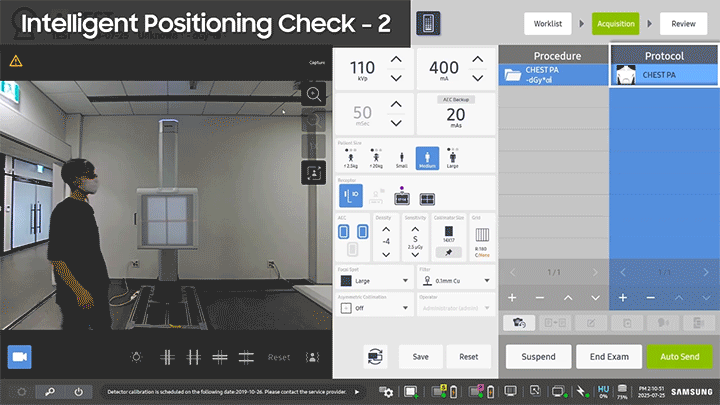 GC85A Vision Radiography Room | Samsung Healthcare