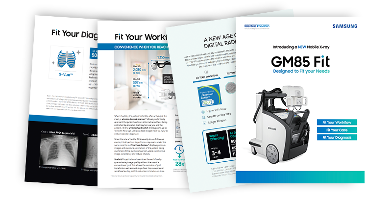 Radiography | GM85 Fit Download | Samsung Healthcare